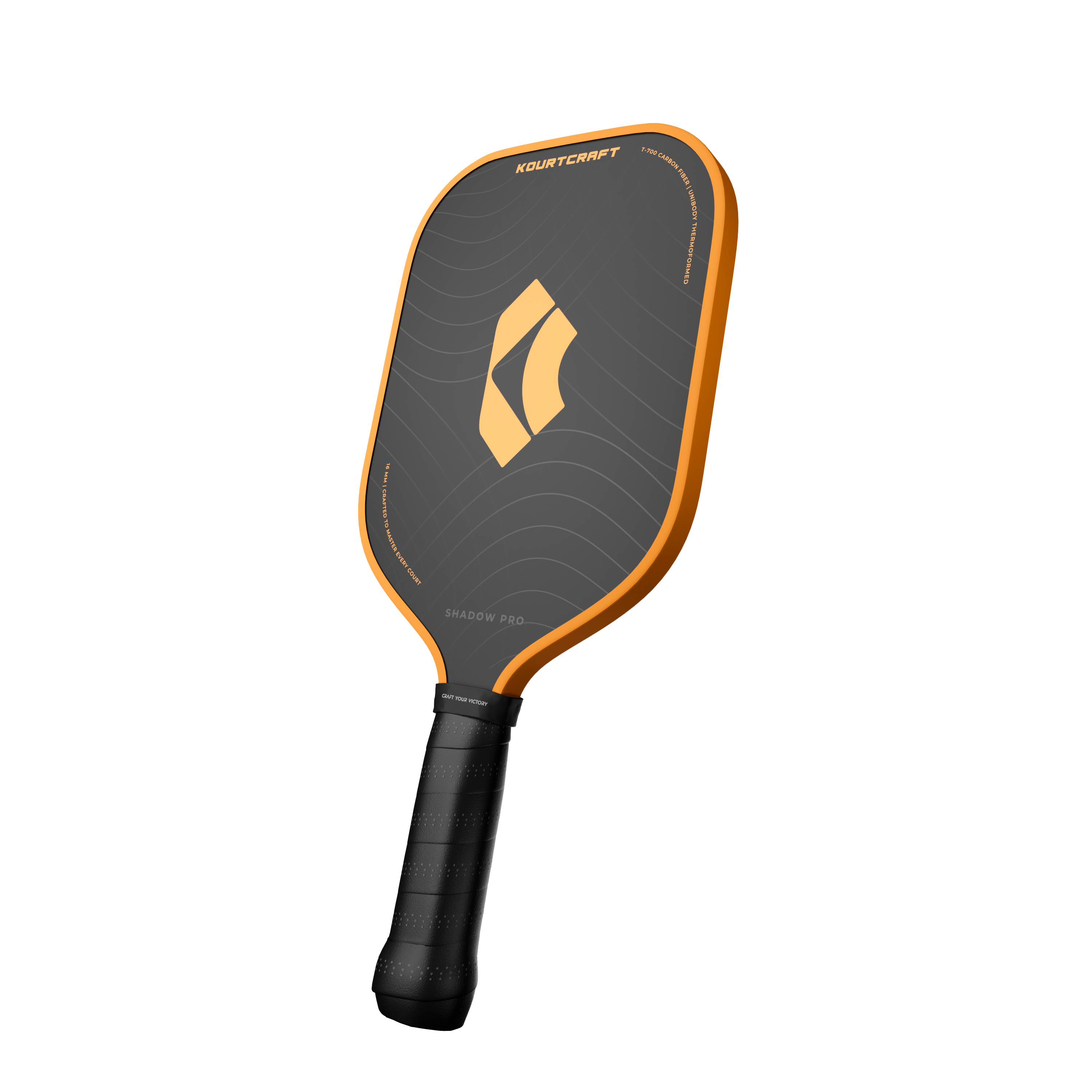 Pickleball Paddle - Shadow Pro, T700 CF, 16mm, Balanced for ultimate ...